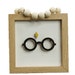 Wizard Glasses With Beads, Wizard Art, Wizard Decor, Wizard Wall Art ...