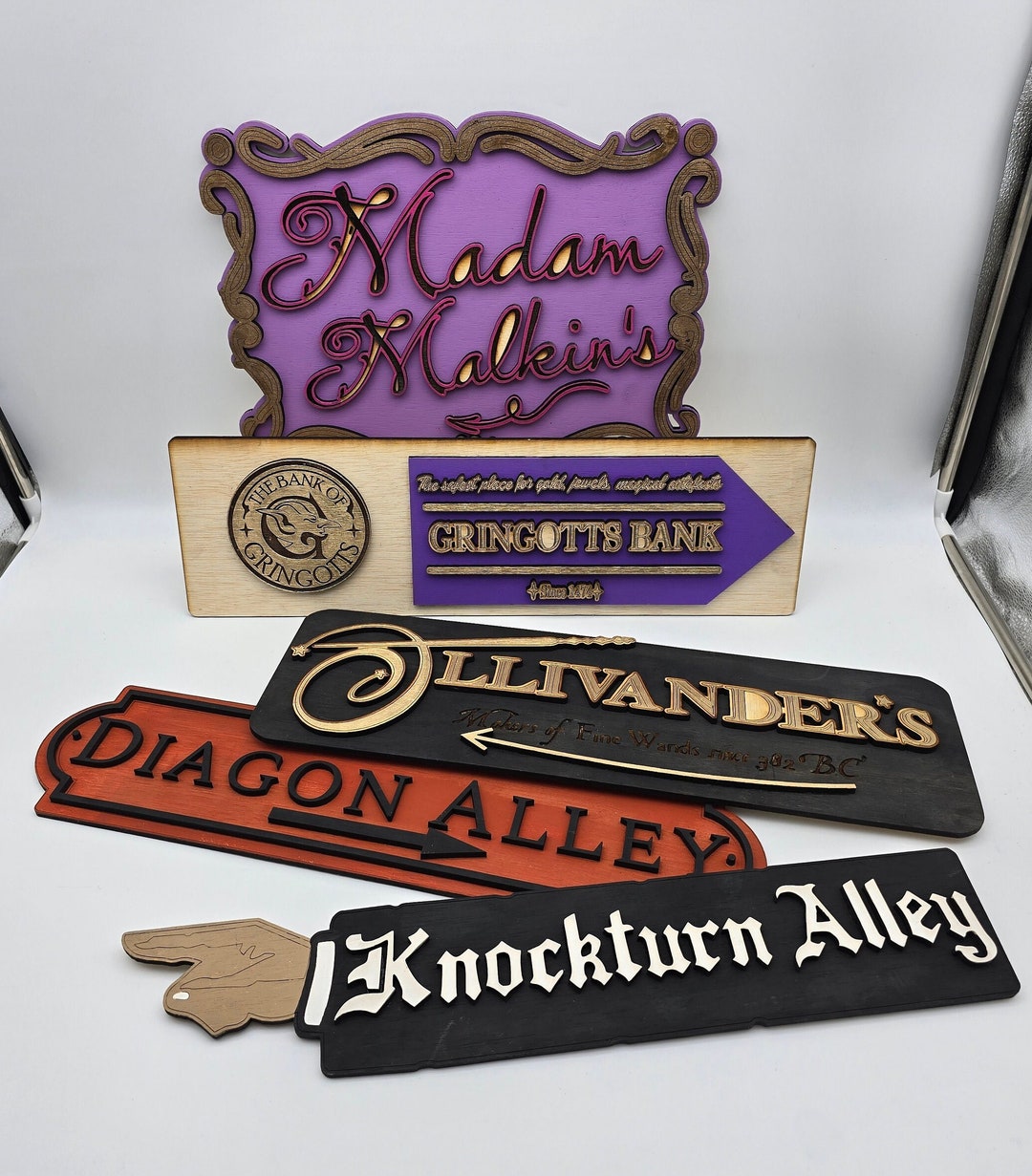 Wizard and Witch Directional Sign's Part 3 L Direction Signpost | Shop ...