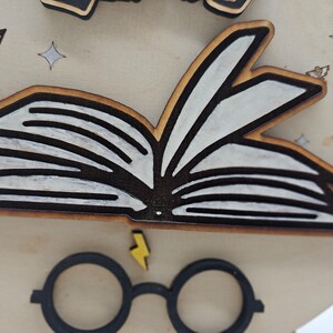 Wizard Library Round Sign Wizard Print Wizard Nursery - Etsy