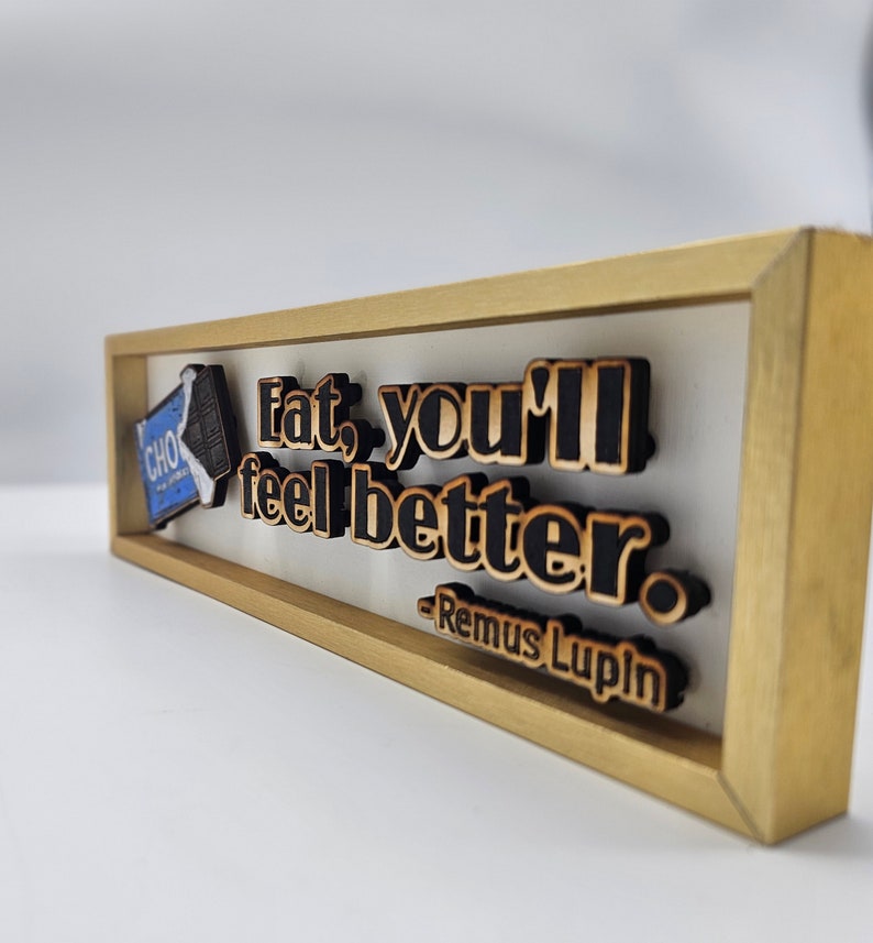 Wizard "eat You'll Feel Better" Sign | Wizard Sign | Wizard Quote - Etsy