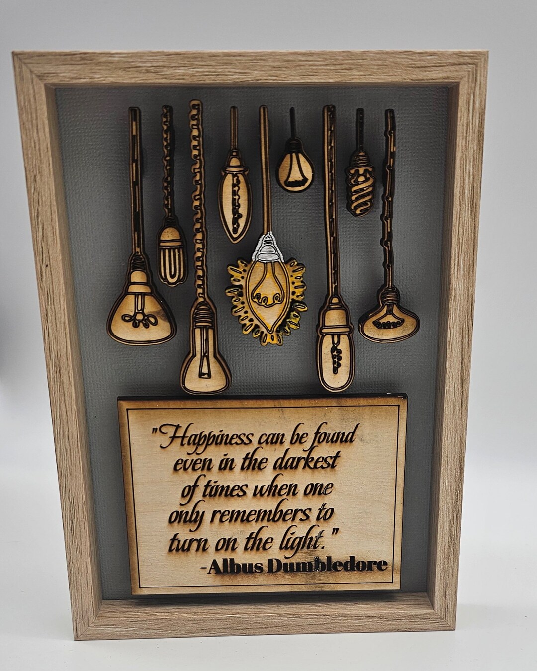 Wizard -inspired Fan Art Print With Lights and Inspiring Quotes| Wizard ...