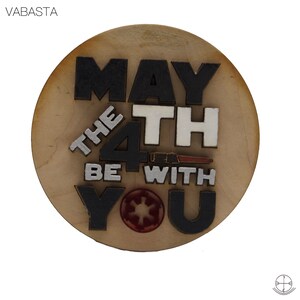 May the 4th Be With You Star Wars Inspired Photo Round/star Wars Day - Etsy