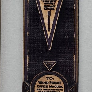 Wand Permit| Wizard-inspired | Wizard Wall Art | Gift| Magical Print ...