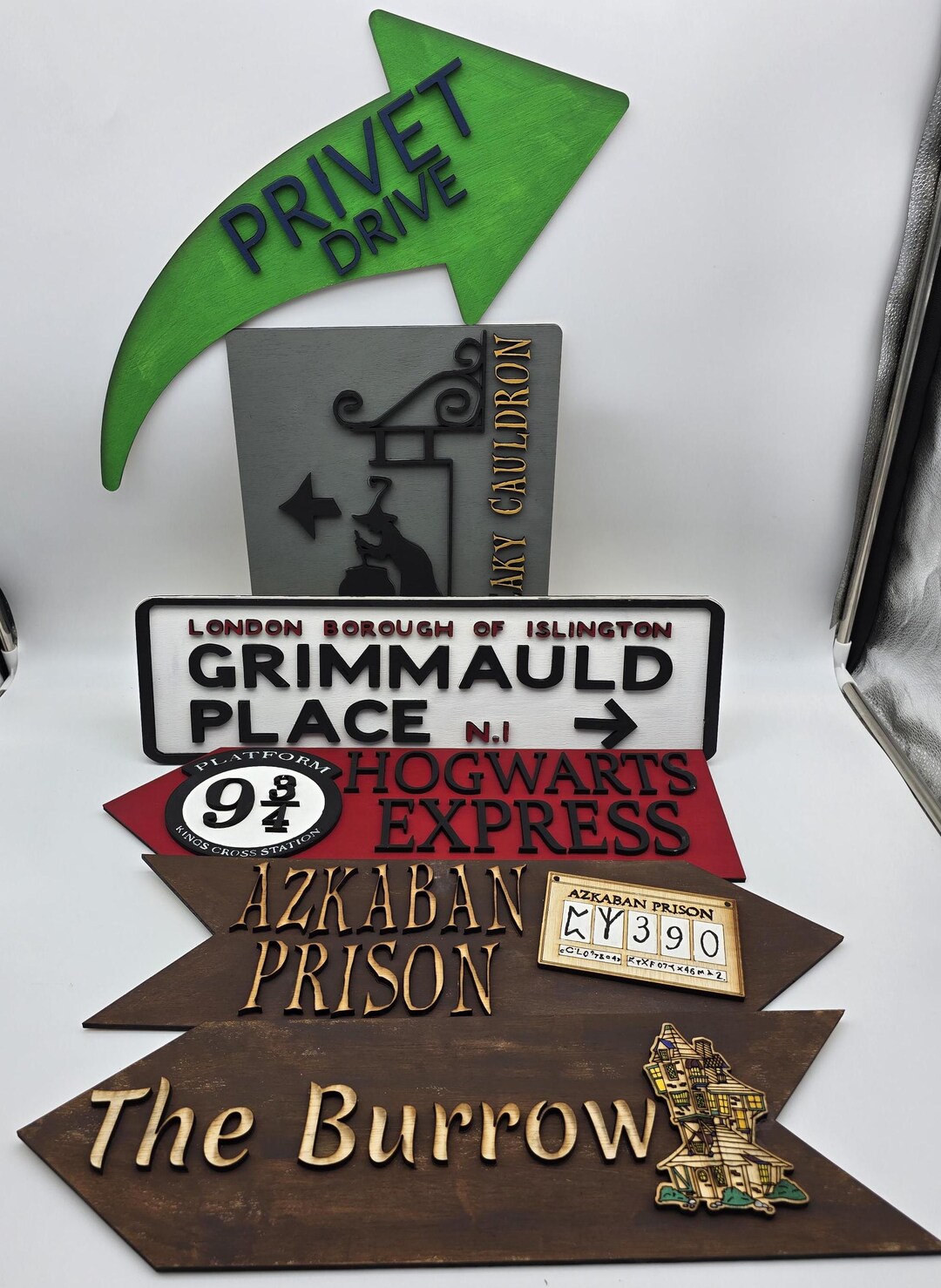 Wizard and Witch Directional Signs L Direction Signpost Part 2 | Shop ...