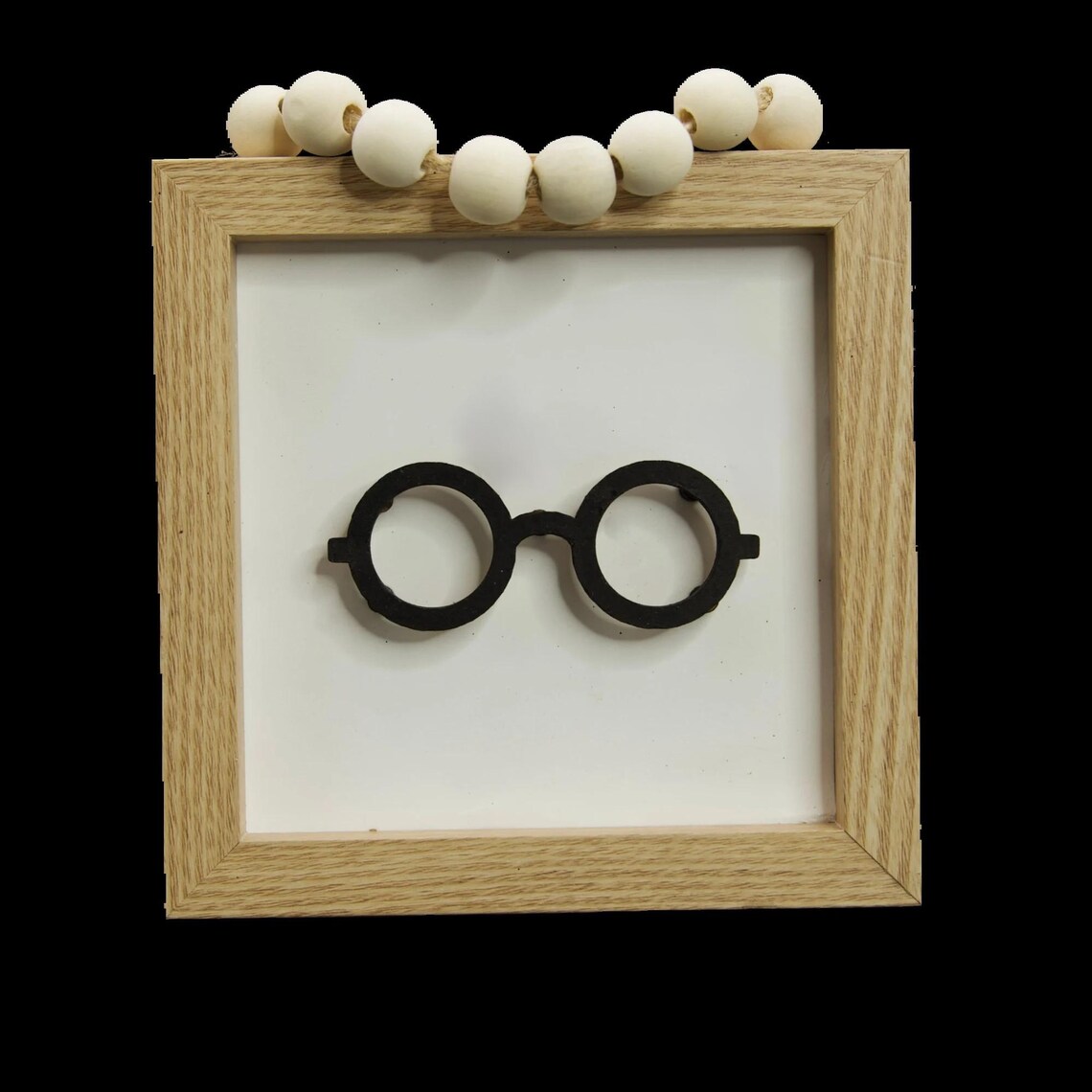 Wizard Glasses With Beads, Wizard Art, Wizard Decor, Wizard Wall Art ...