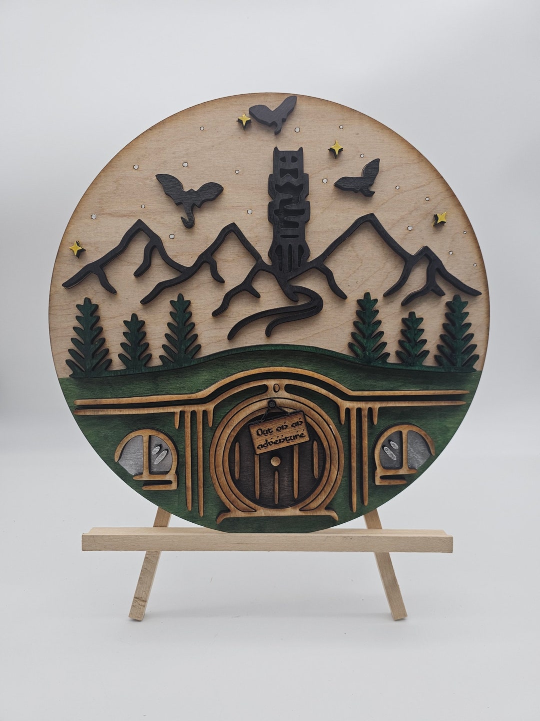Inspired by Hobbit House Round Sign, Hobbit Print, Hobbit Nursery ...