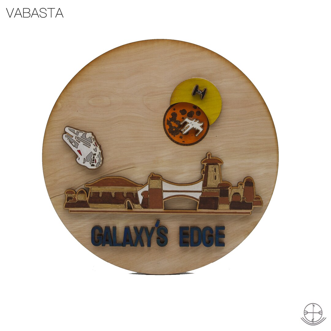 Galaxy's Nursery Round Inspired by Star Wars Round Wall Art S Wars ...