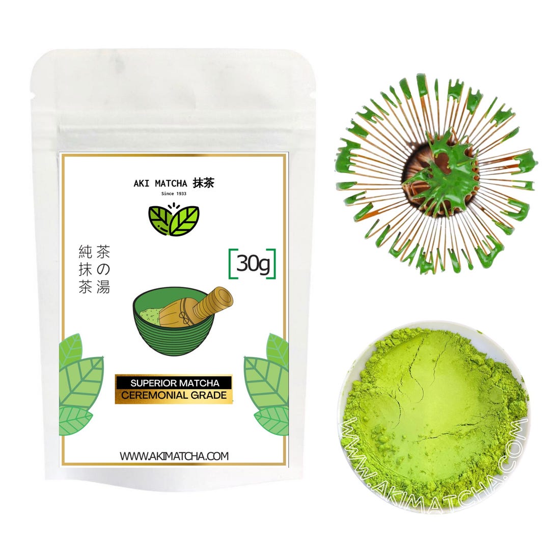 AKI MATCHA - Japanese Pure Superior Matcha Green Tea Powder | Stone ...