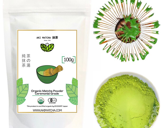 Weico Jee 100% Pure Matcha Green Tea Powder 100g Premium Grade - Etsy UK