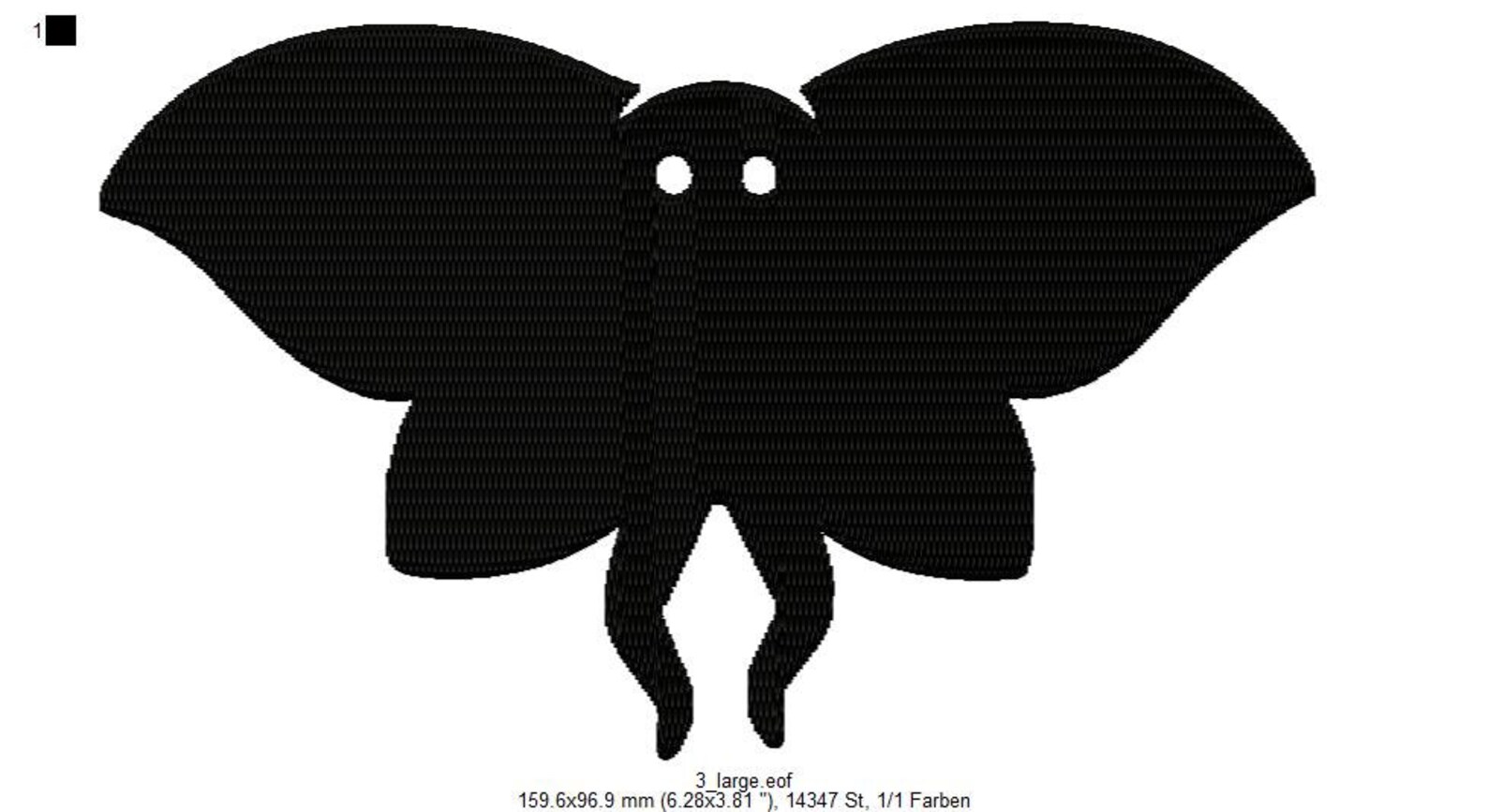 Mothman Embroidery Design Trendy Monster Embroidery Design - Etsy Norway