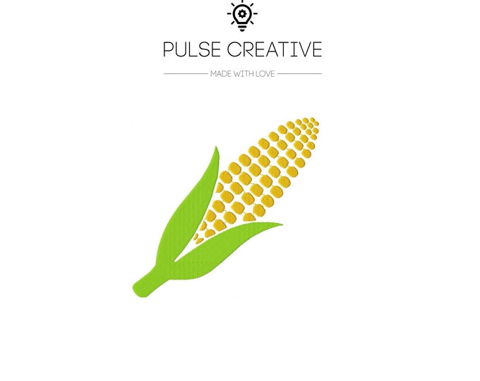 Corn Embroidery Design Trendy, Corn Stalk Embroidery Design for ...
