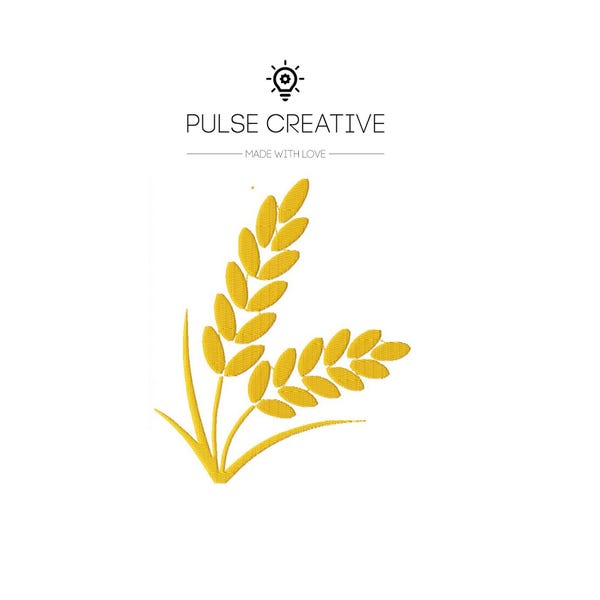 Wheat Embroidery - Etsy