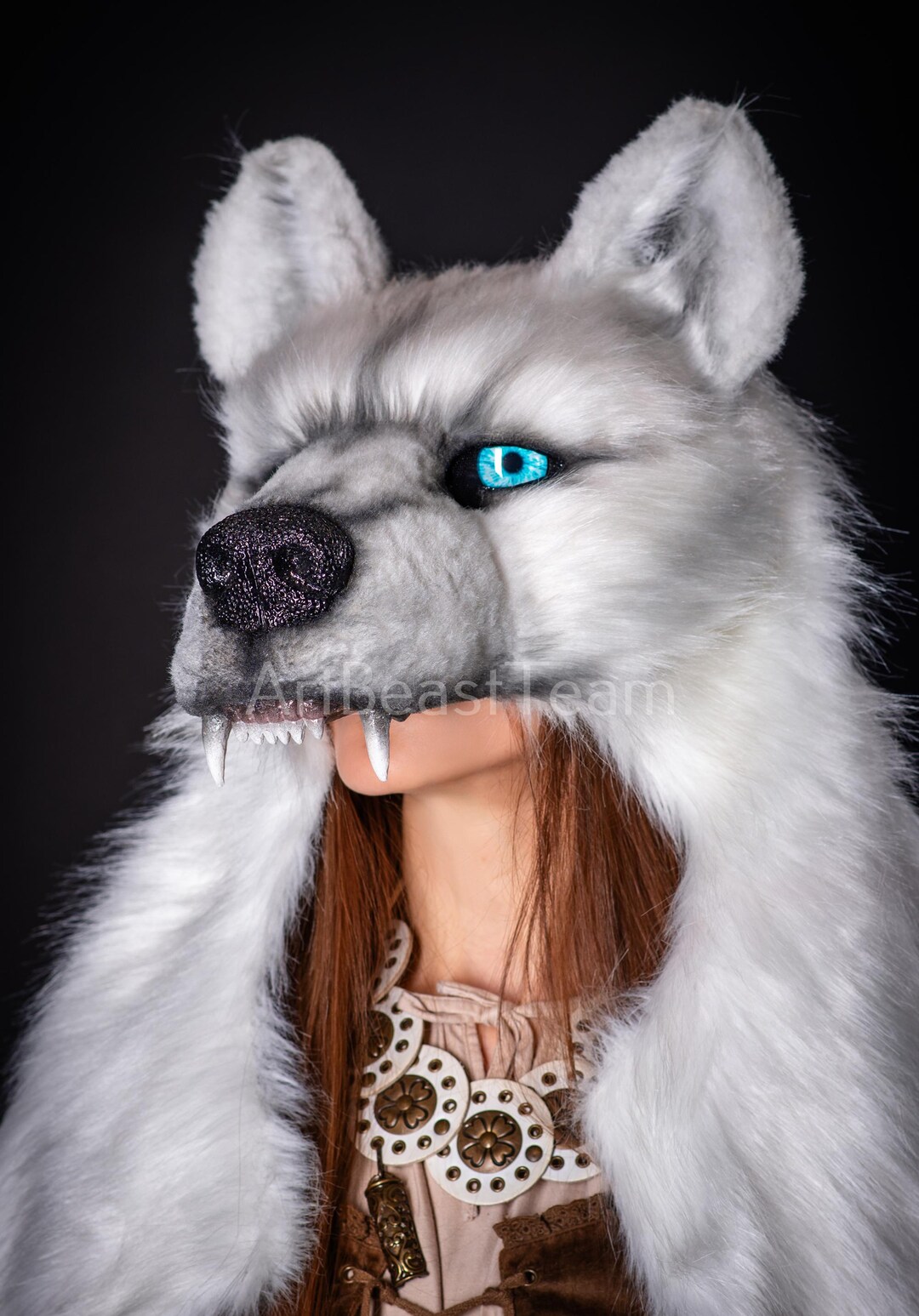 Bear Headdress, White Bear Mask, Animal Friendly, White Bear Headdress ...