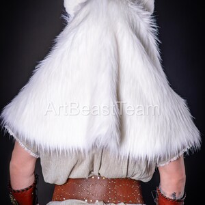 Polar White Snow Bear Headdress, White Bear Mask, Animal Friendly ...