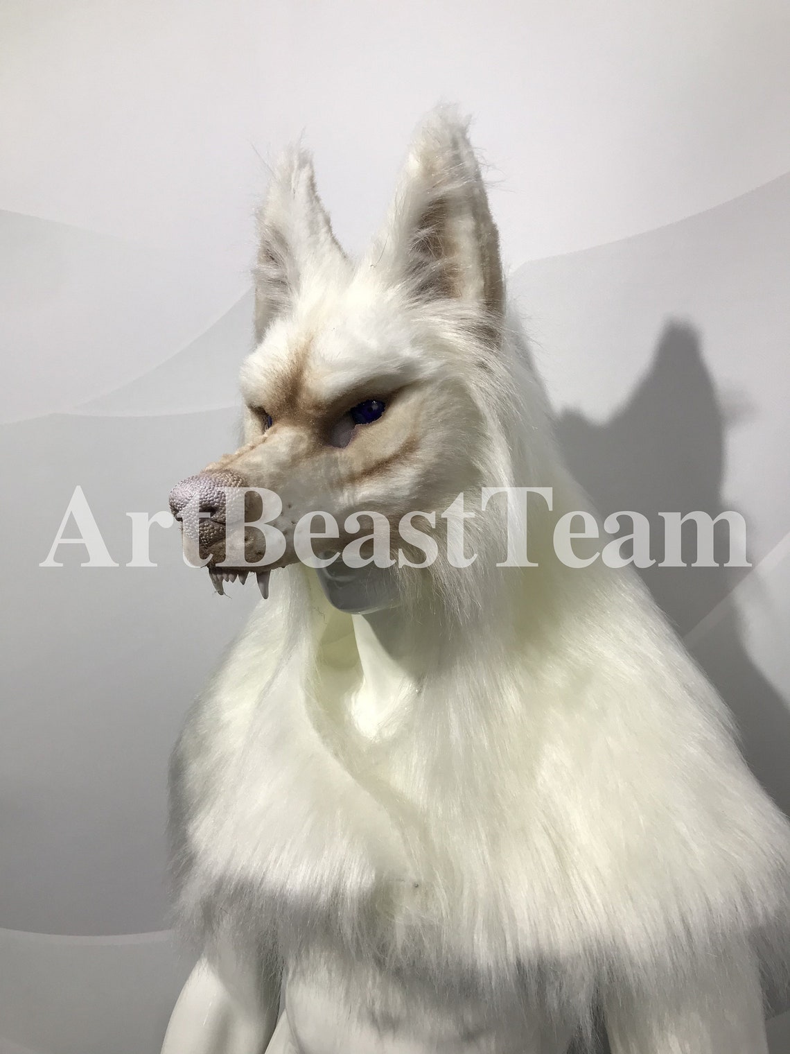 Werewolf Headdress white werewolf mask white wolf mask | Etsy