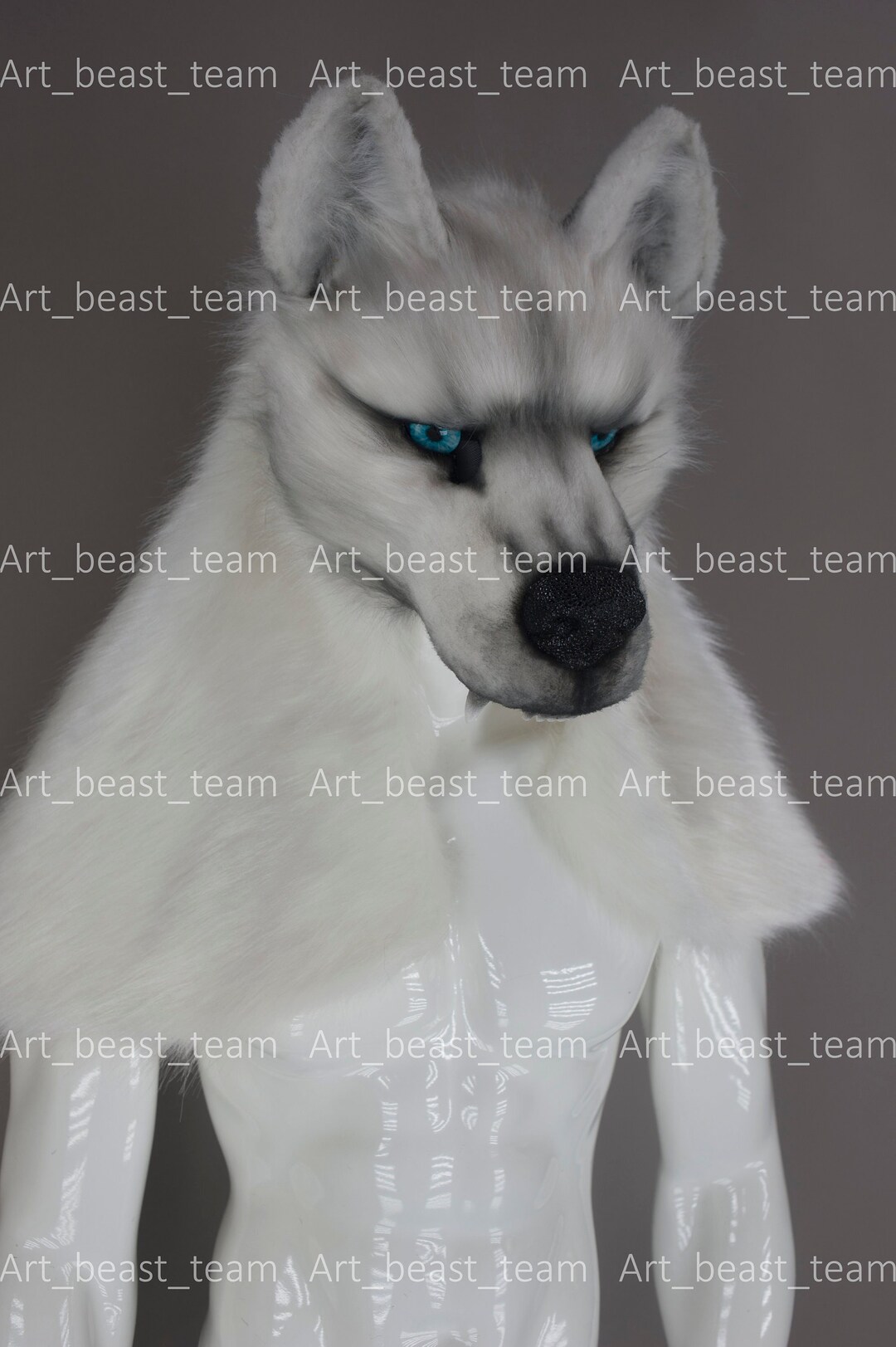 Bear Headdress, White Polar Bear Mask, Animal Friendly, White Bear ...