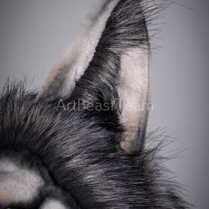 Handmade Gray Werewolf Headdress, Animal Friendly Wolf Mask - Etsy