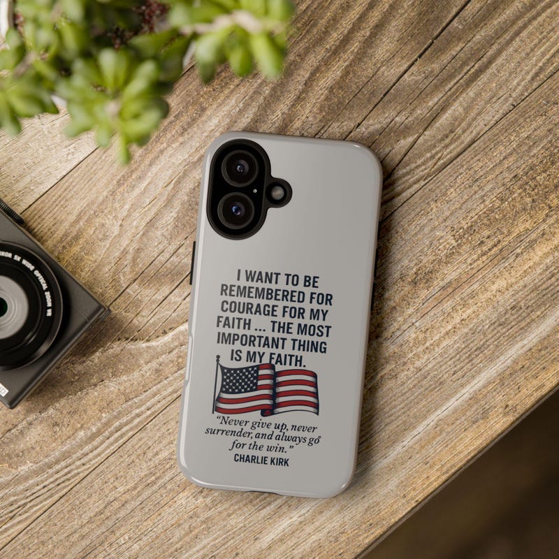 Charlie Kirk Phone Case - Etsy