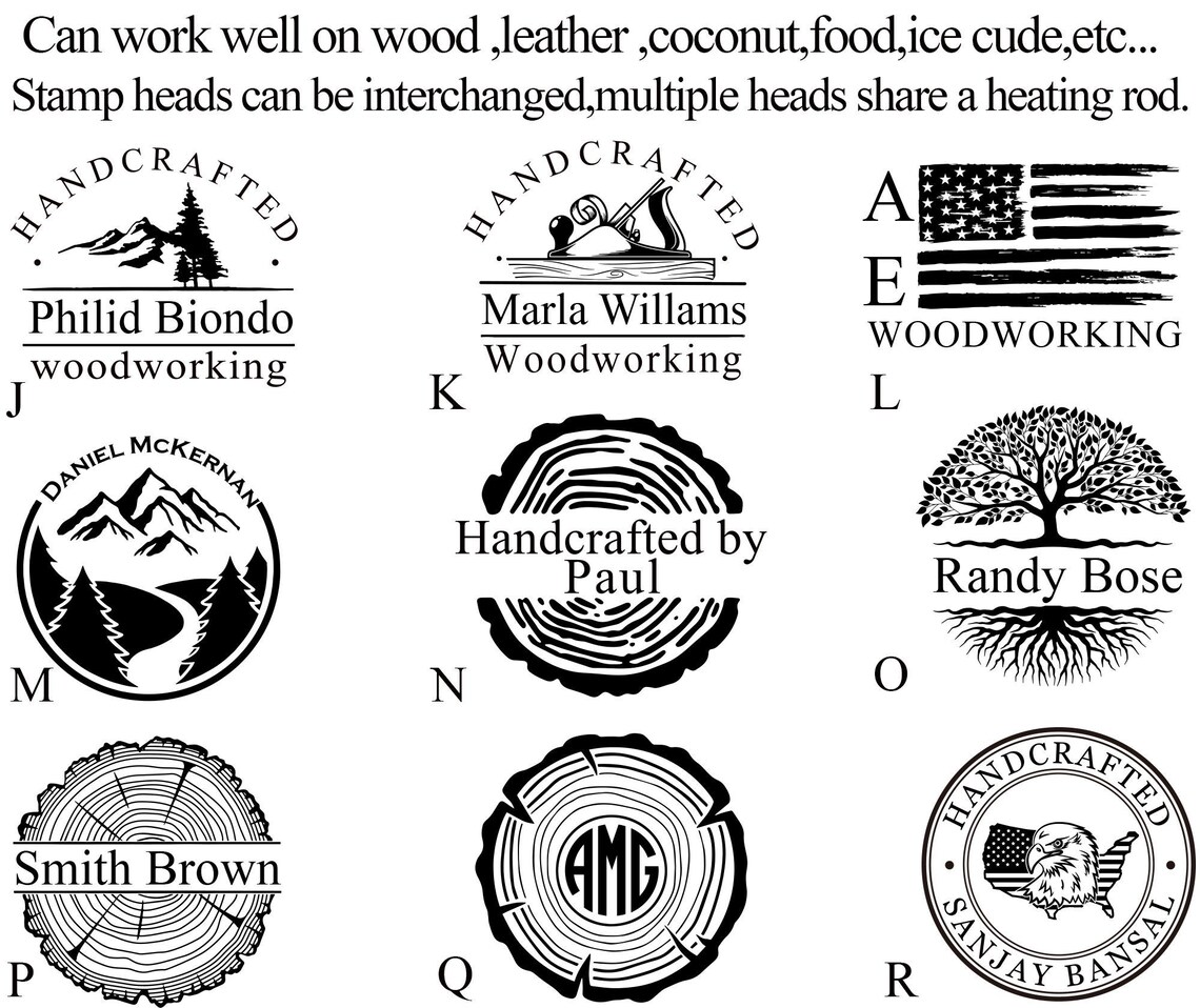 Custom Wood Burning Stamp for Gift Custom Wood Branding Iron - Etsy