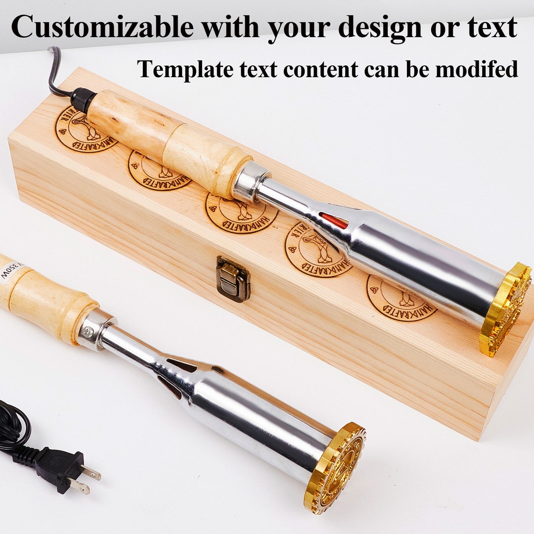 Custom Branding Iron for Woodworking, Electric Wood Burning Stamp for ...