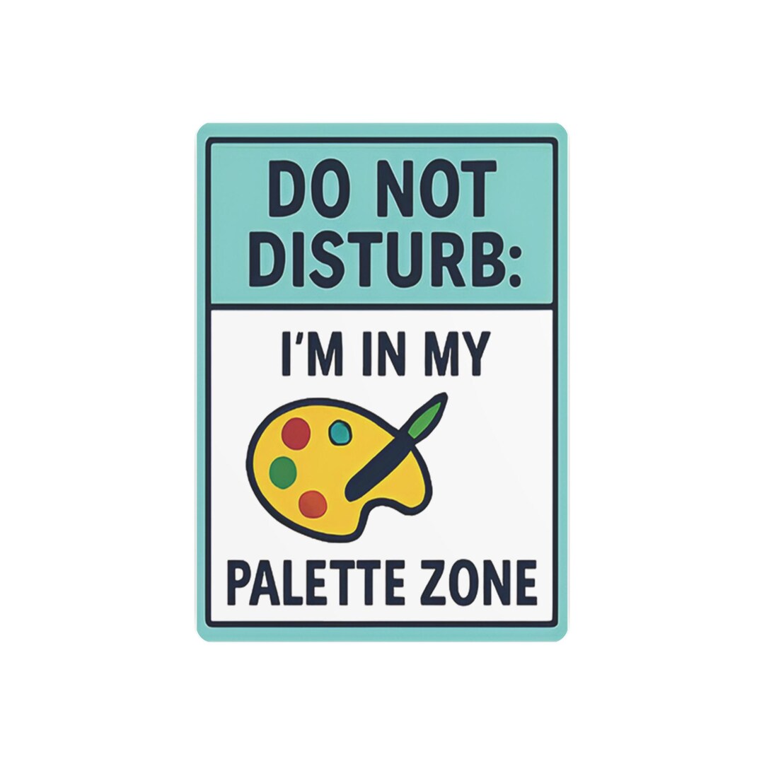 Do Not Disturb Metal Art Sign: Artist Studio Decor - Etsy