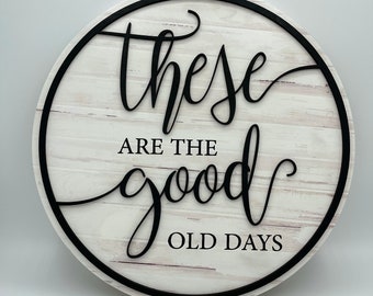 The Good Old Days | Etsy