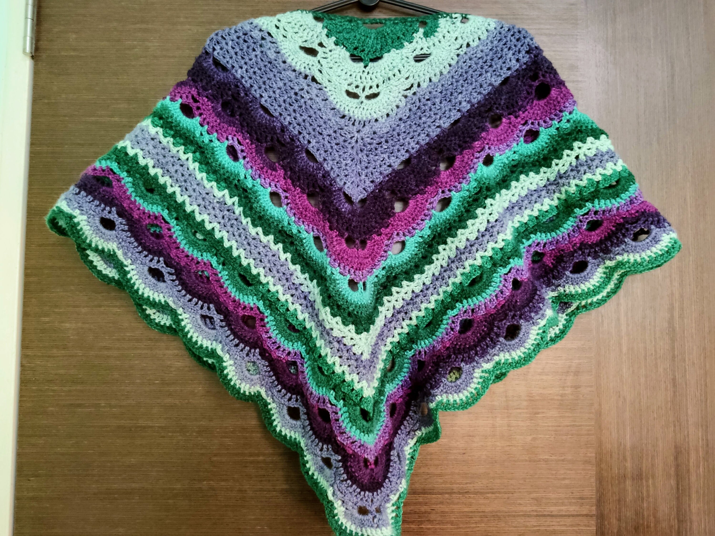 Victoria's German Shells Virus Crochet Shawl | Etsy