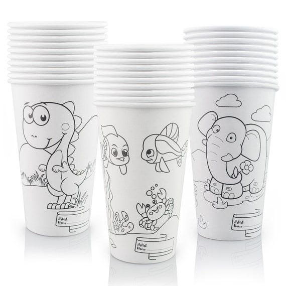 Coloriage De Gobelet En Plastique Gobelet à Colorier Mug Pour Les