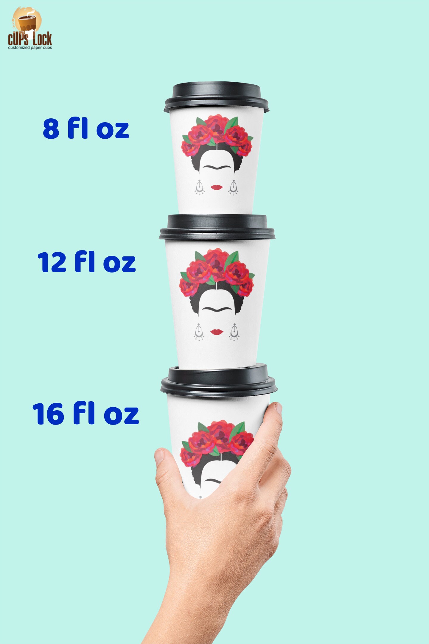 Frida Kahlo Disposable Paper Cups Set of 24 Paper Party Cups | Etsy