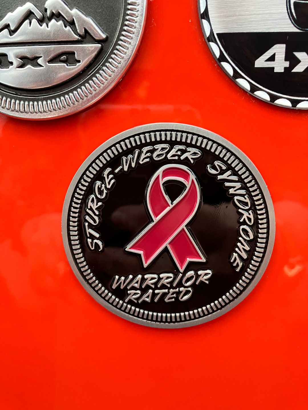 Jeep Badge Sturge-weber Syndrome Awareness Ribbon - Etsy