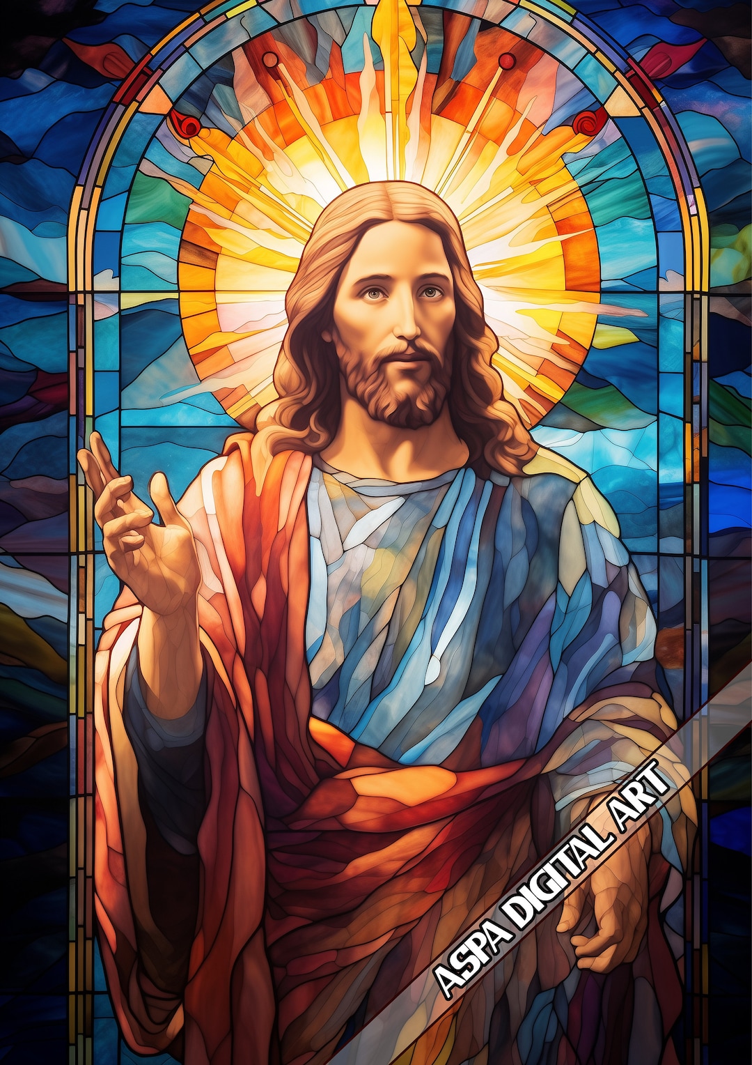 Jesus Christus digitale Illustration Download, Jesus Christus digitales ...
