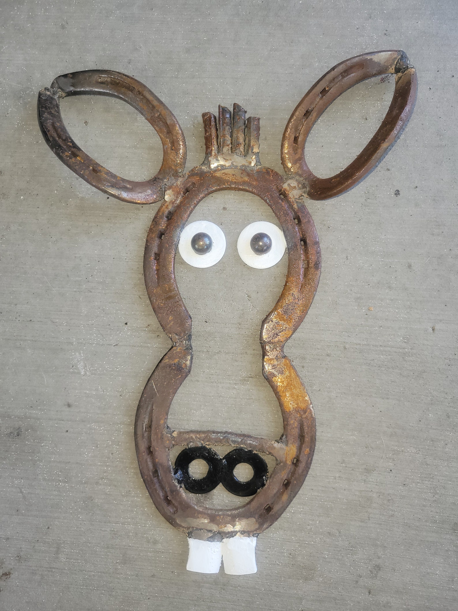 Horseshoe Donkey - Etsy
