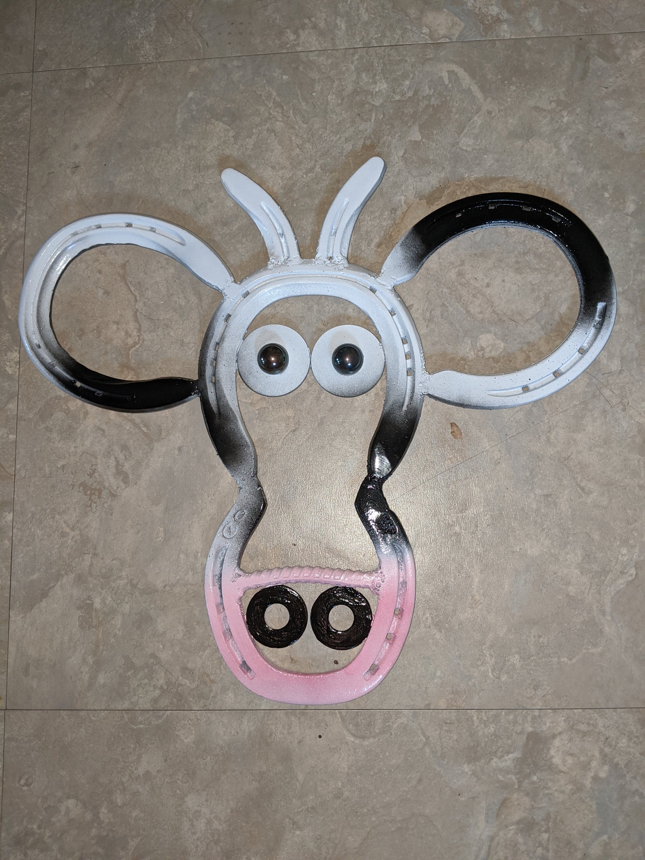 Horseshoe Cow - Etsy