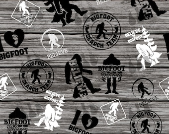 Bigfoot Fabric - Etsy