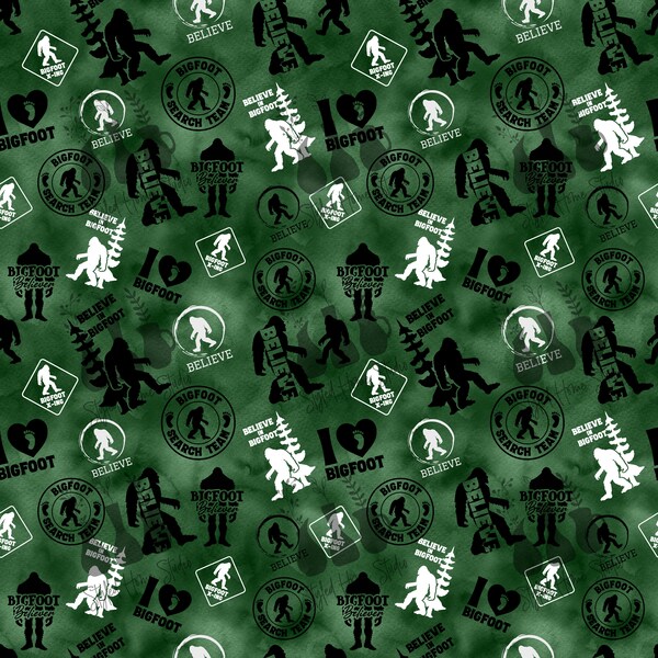 Bigfoot Fabric - Etsy