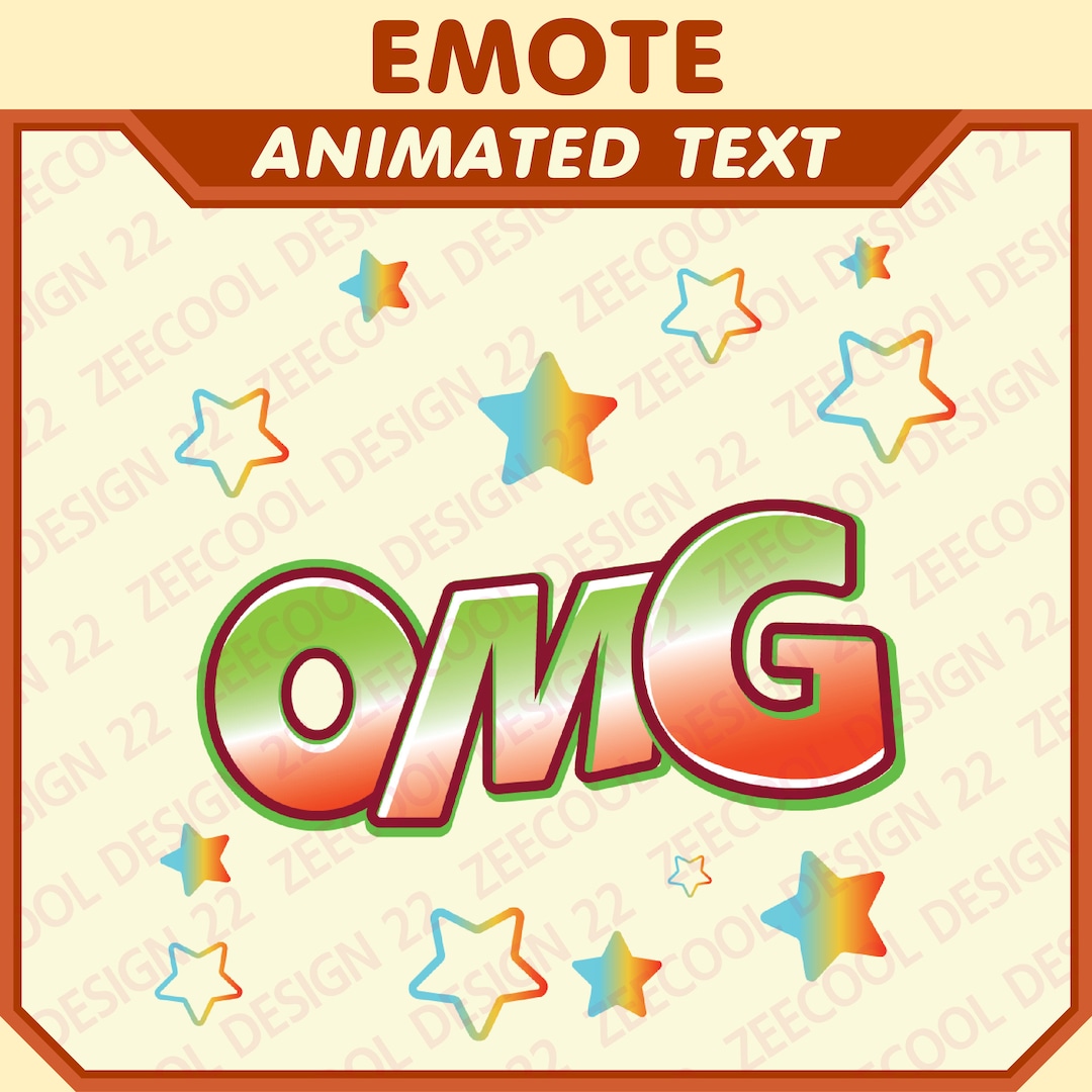 Animated Twitch Emote, OMG Animated Emotes, Animated Emote, Twitch ...
