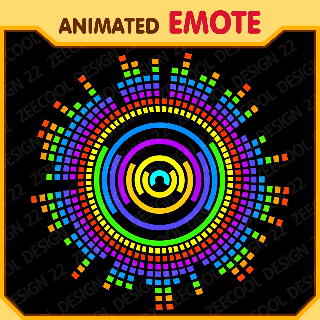 Animated Twitch Emote, Equalizer Music Emote, Music Emote, Music Sound ...