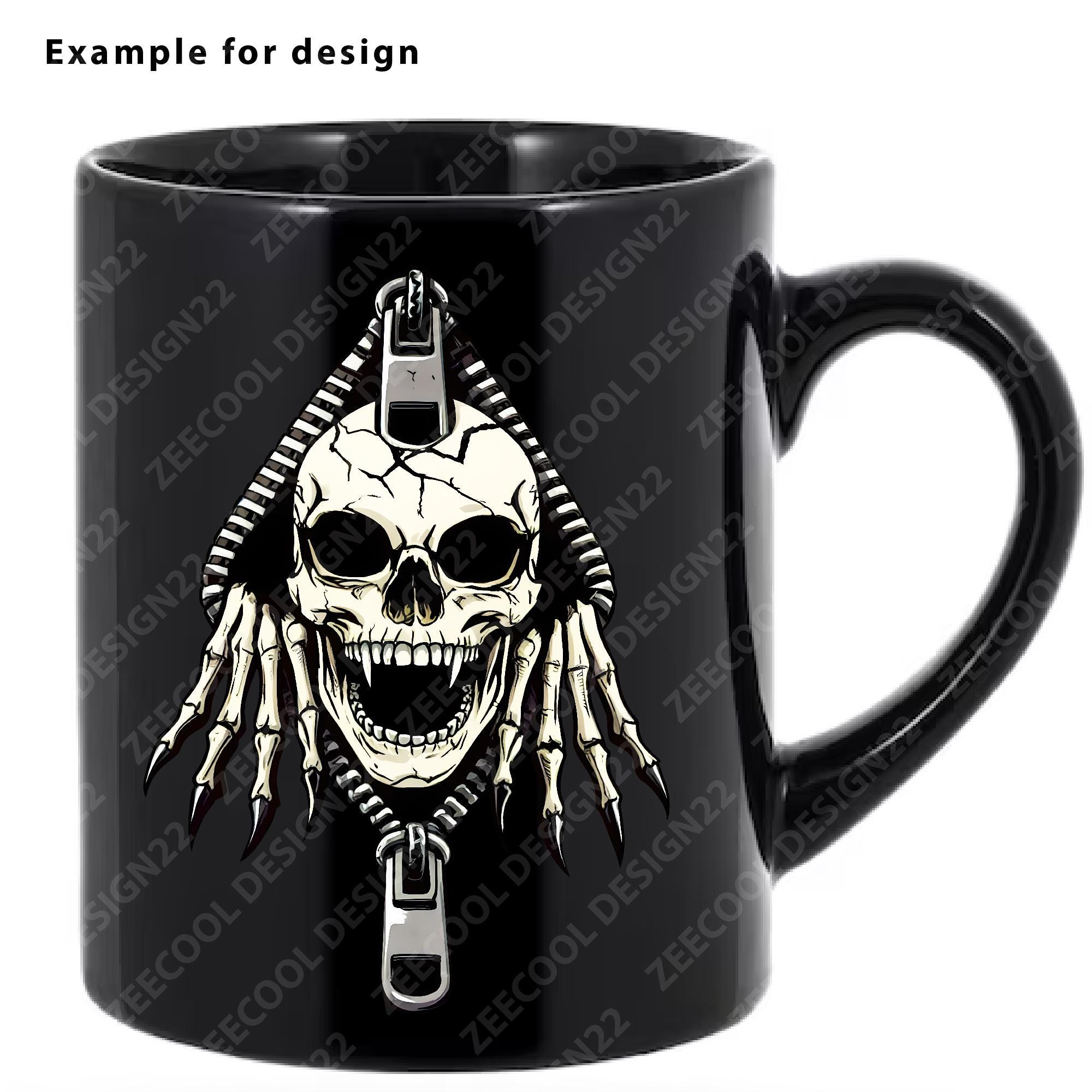 Skull Rip Open Zipper Shirt PNG, Skull Rip Open Shirt Png, Skull Png ...