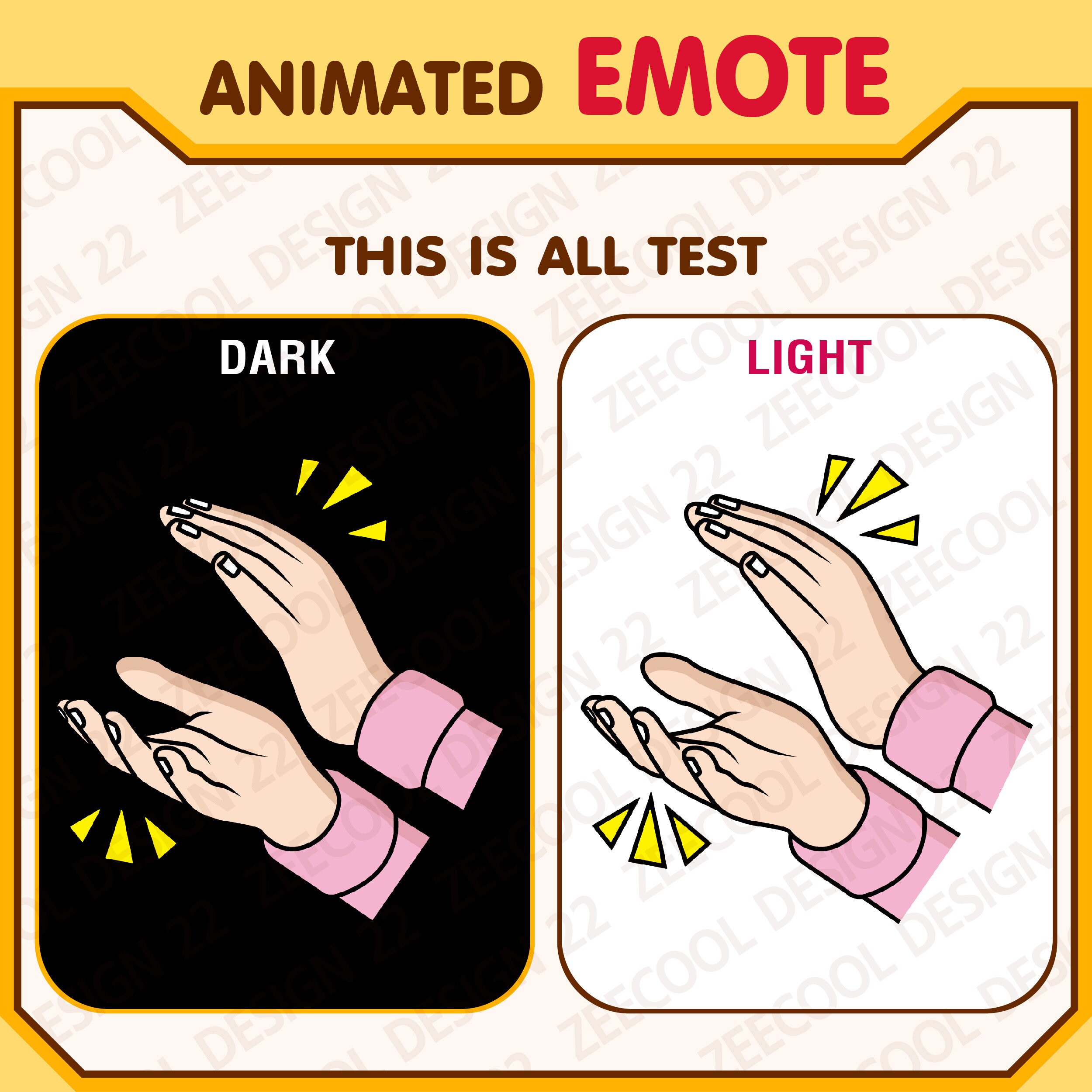 Animated Twitch Emote, Clapping Hands Emote, Applause Emote, Good Job ...