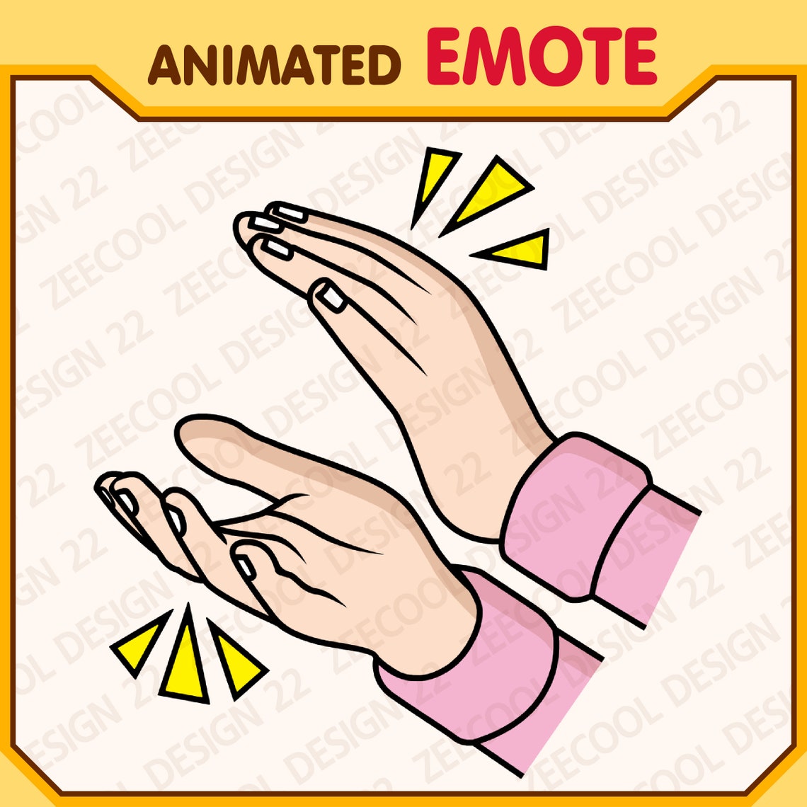 Animated Twitch Emote, Clapping Hands Emote, Applause Emote, Good Job ...