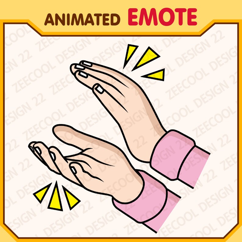Animated Twitch Emote, Clapping Hands Emote, Applause Emote, Good Job ...