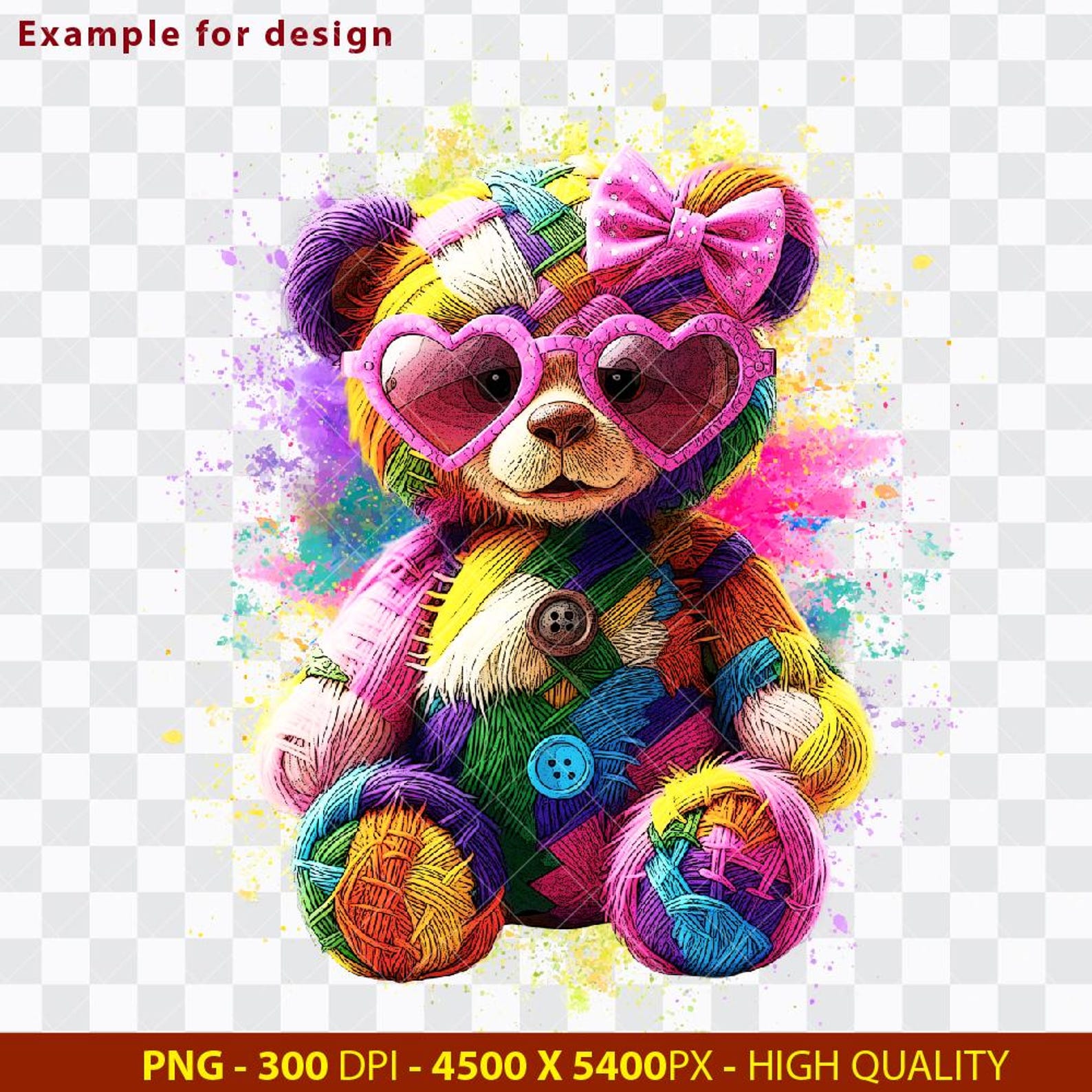 Tattered Teddy Bear PNG, Cute Tattered Teddy Bear Png, Teddy Bear ...