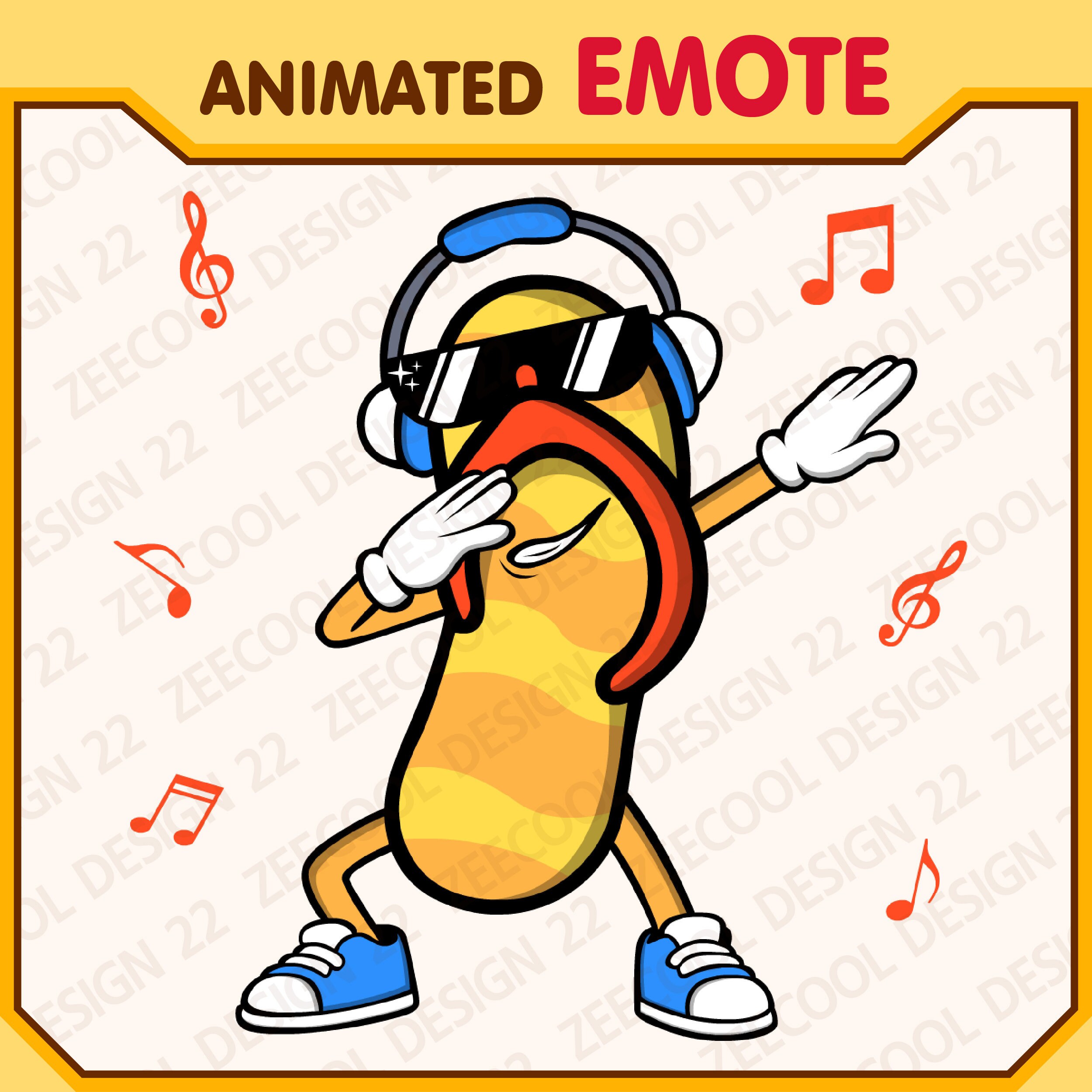 Animated Twitch Emote, Dancing Rubber Sandal Emote, Rubber Sandal Emote ...