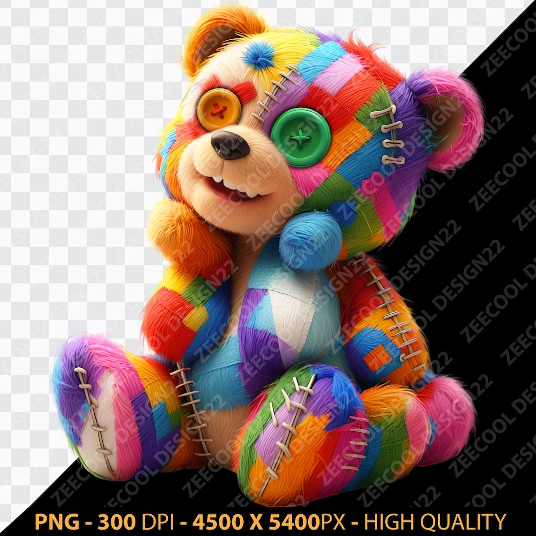 Cute Tattered Teddy Bear PNG, Tattered Teddy Bear Png, Teddy Bear ...