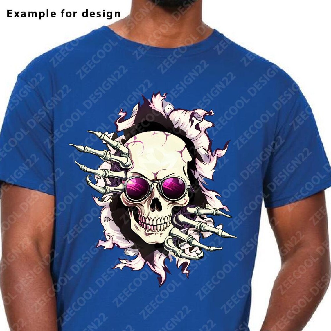 Skull Rip Open Shirt PNG, Skull Png, Ripped Skull Png, Ripped Png ...