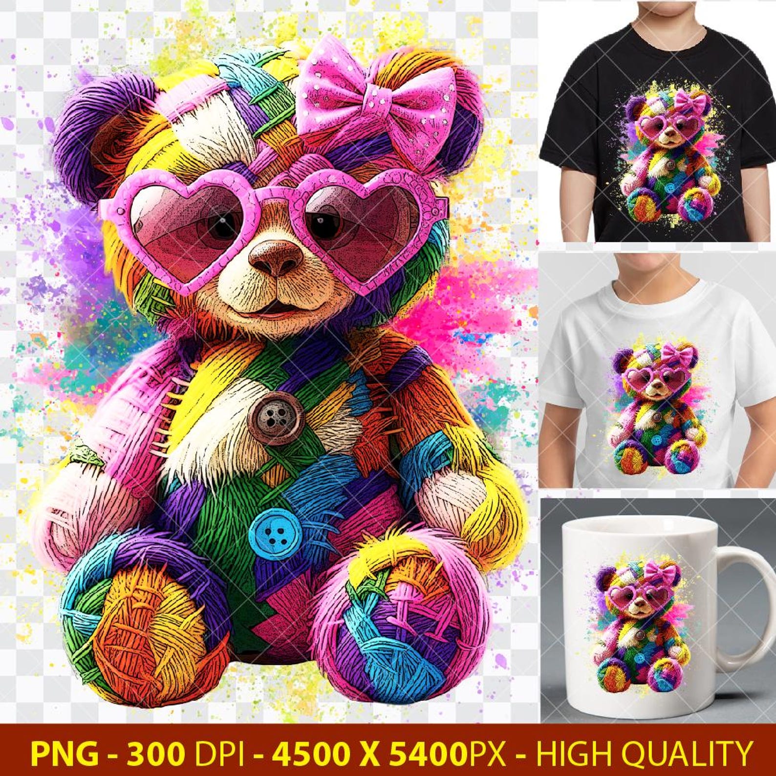 Tattered Teddy Bear PNG, Cute Tattered Teddy Bear Png, Teddy Bear ...