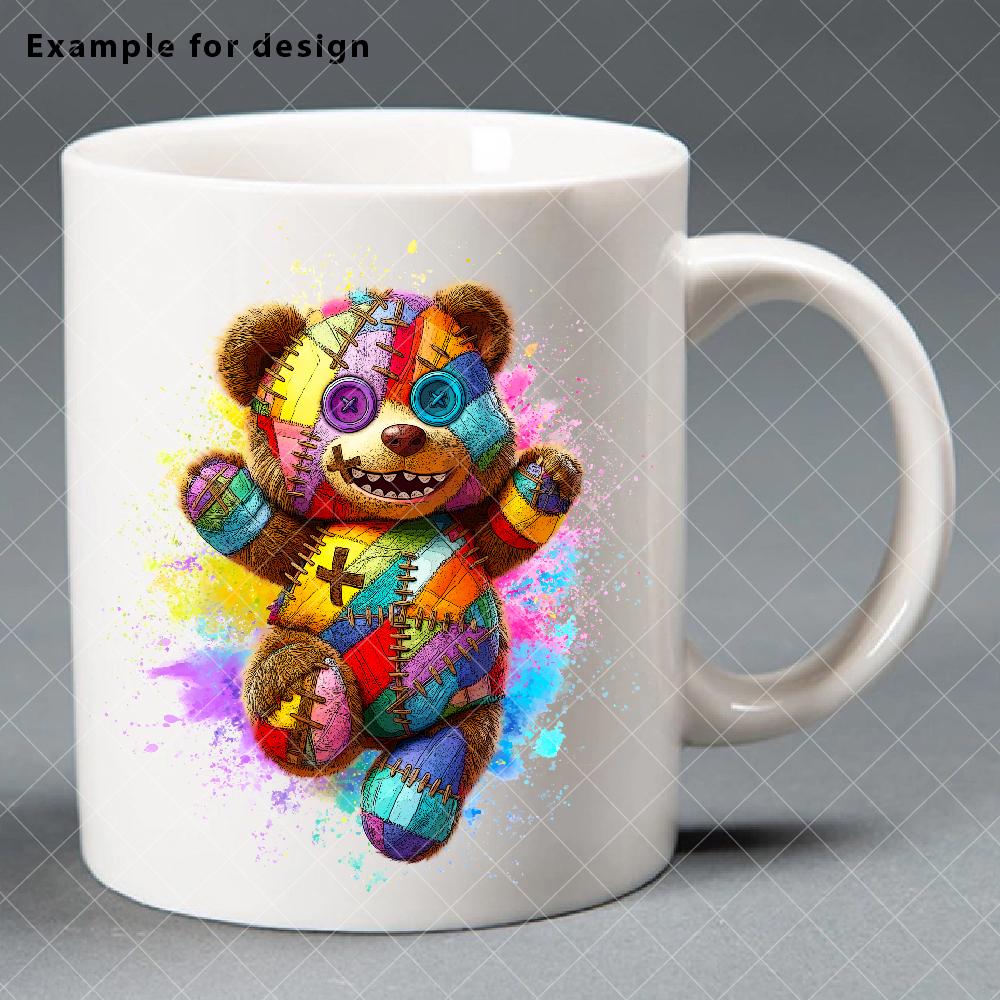 Cute Tattered Teddy Bear PNG, Tattered Teddy Bear Png, Teddy Bear ...