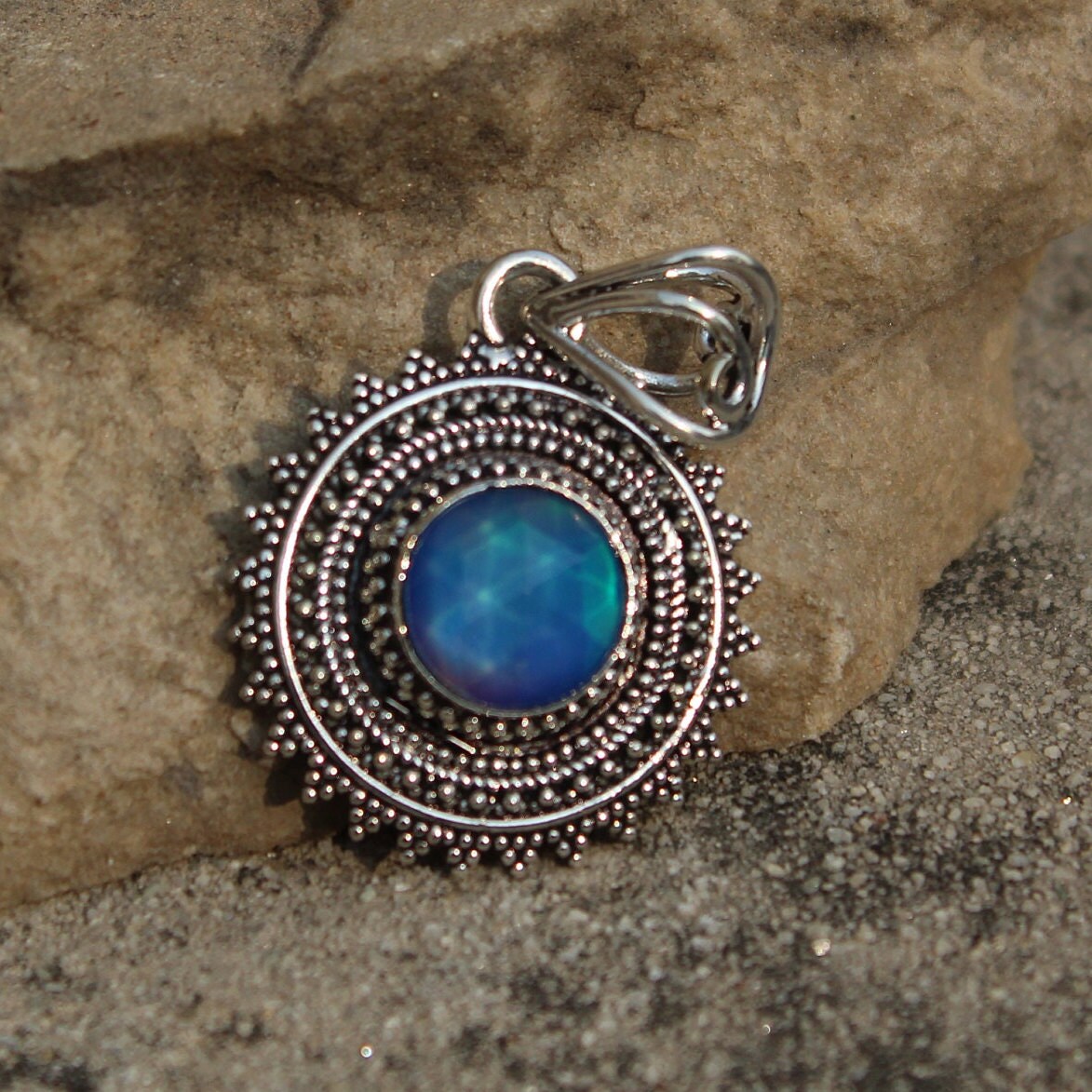 Aurora Opal Doublet Quartz Pendent for Woman Best for - Etsy