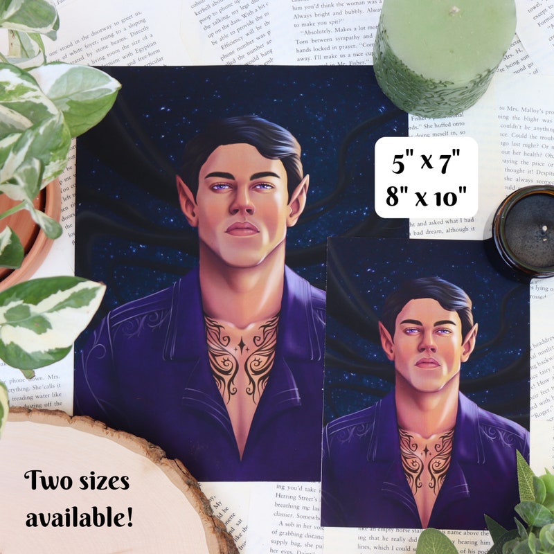 Rhysand Fanart - Etsy