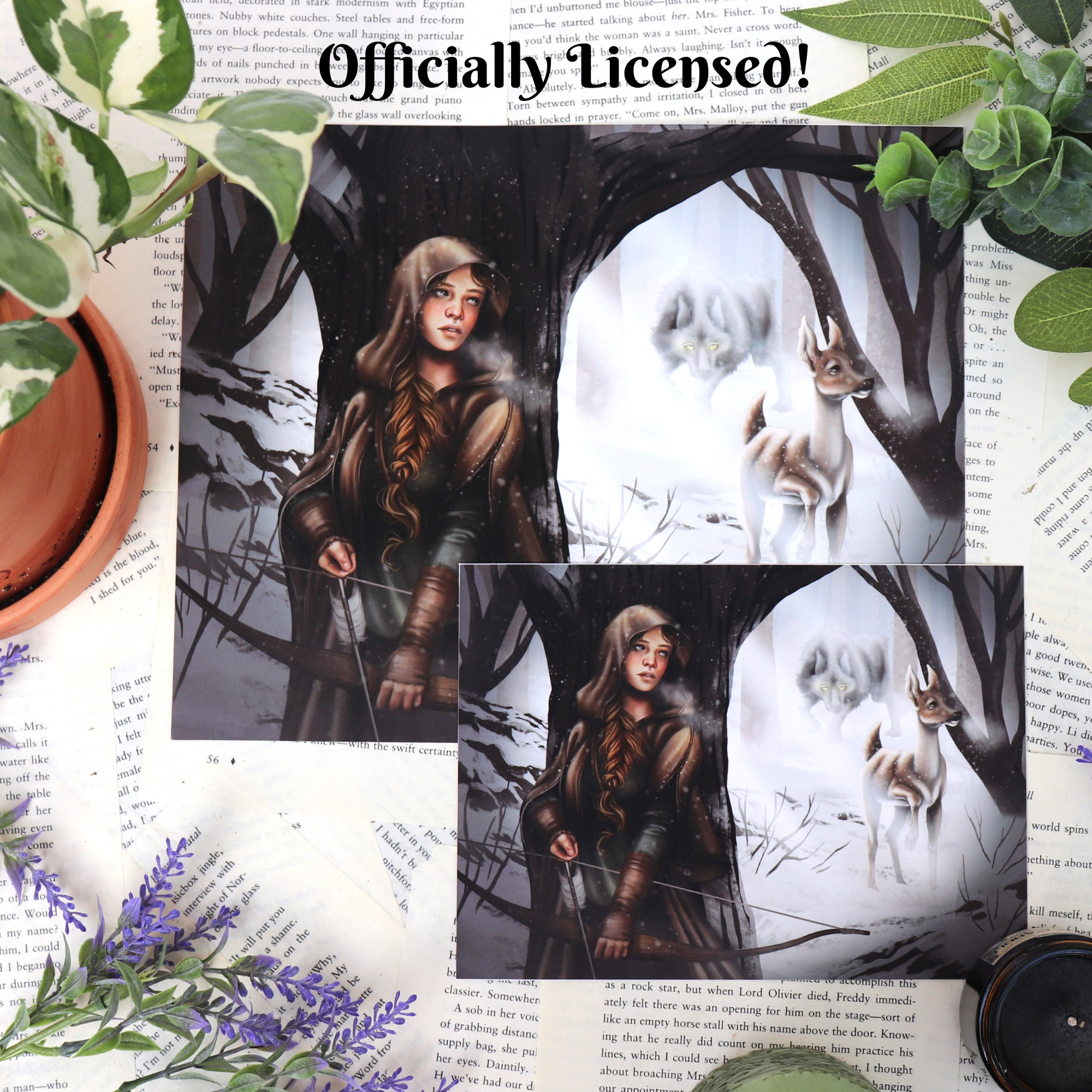 Feyre Fanart ACOTAR Sarah J Maas Merch Fanart Print Book Lover Art ...